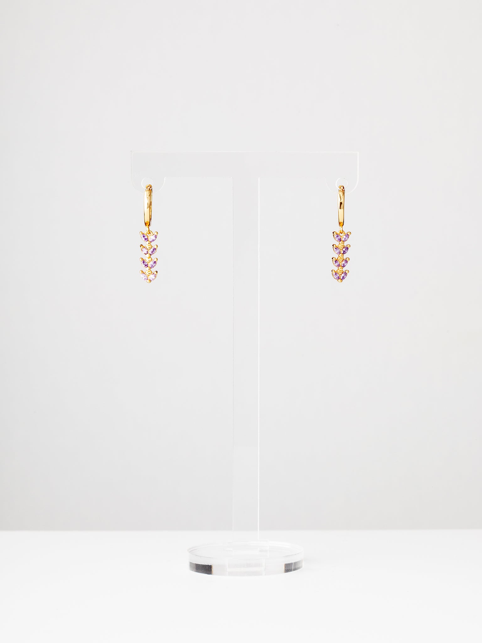 Hailey Drop Huggies in Lilac/Gold – Loja Watsons Bay